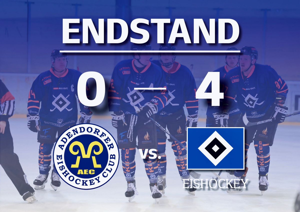 Wir gewinnen 4:0 in Adendorf - HSV-Eishockey